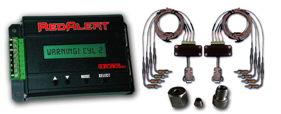 RedAlert 8 Cylinder EGT System with Downloading Kit (Posi-Lock